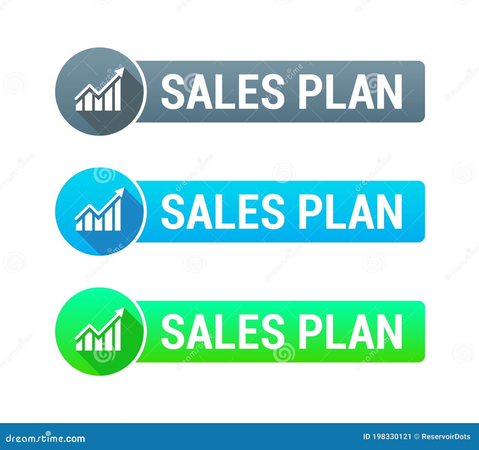 Sales Plan Banner Vector stock vector. Illustration of people - 198330121