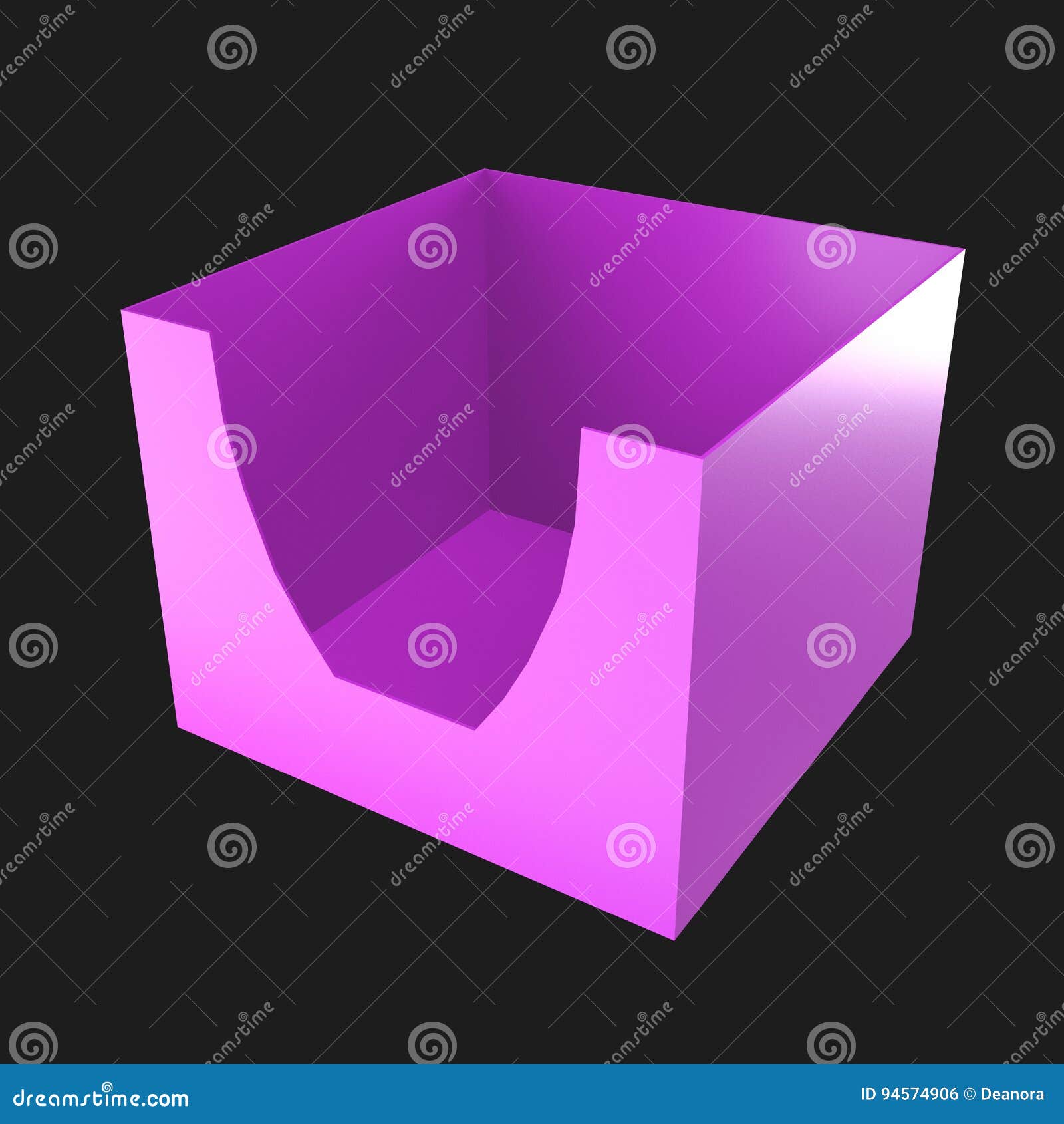 Sales Point Box 3d Illustration Stock Illustration - Illustration of ...