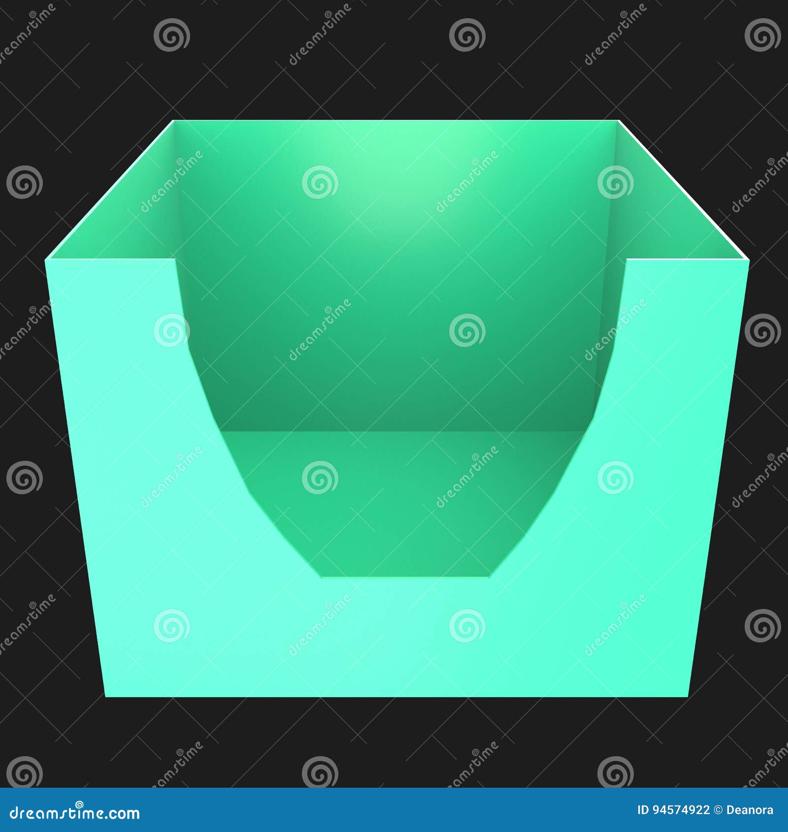 Sales Point Box 3d Illustration Stock Illustration - Illustration of ...