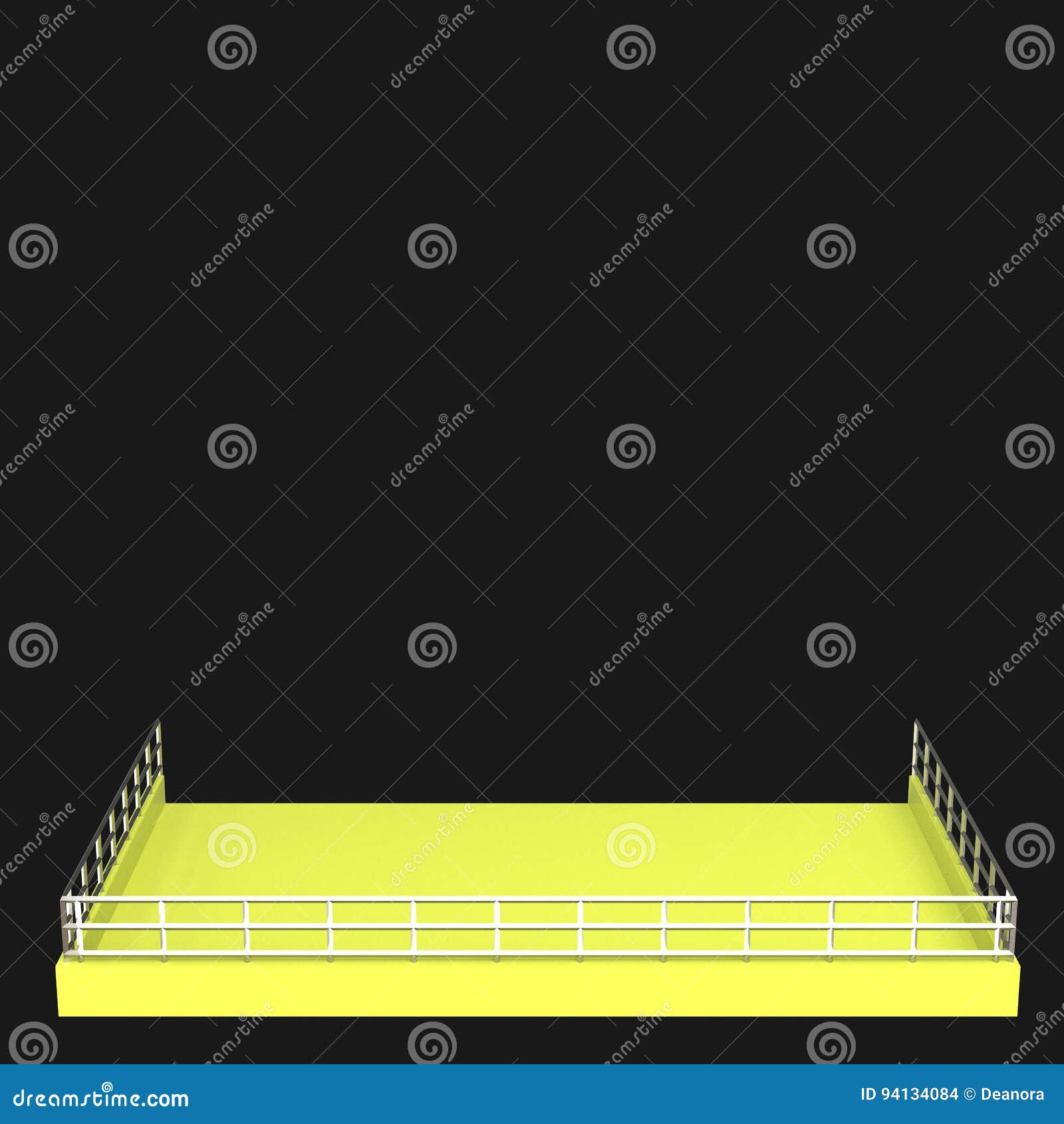 Sales Point Stand 3d Illustration Stock Illustration - Illustration of ...