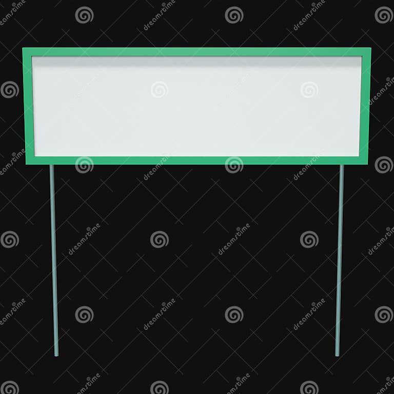 Sales Point Stand 3d Illustration Stock Illustration - Illustration of ...