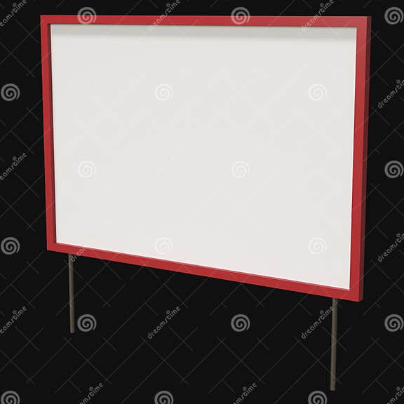 Sales Point Stand 3d Illustration Stock Illustration - Illustration of ...