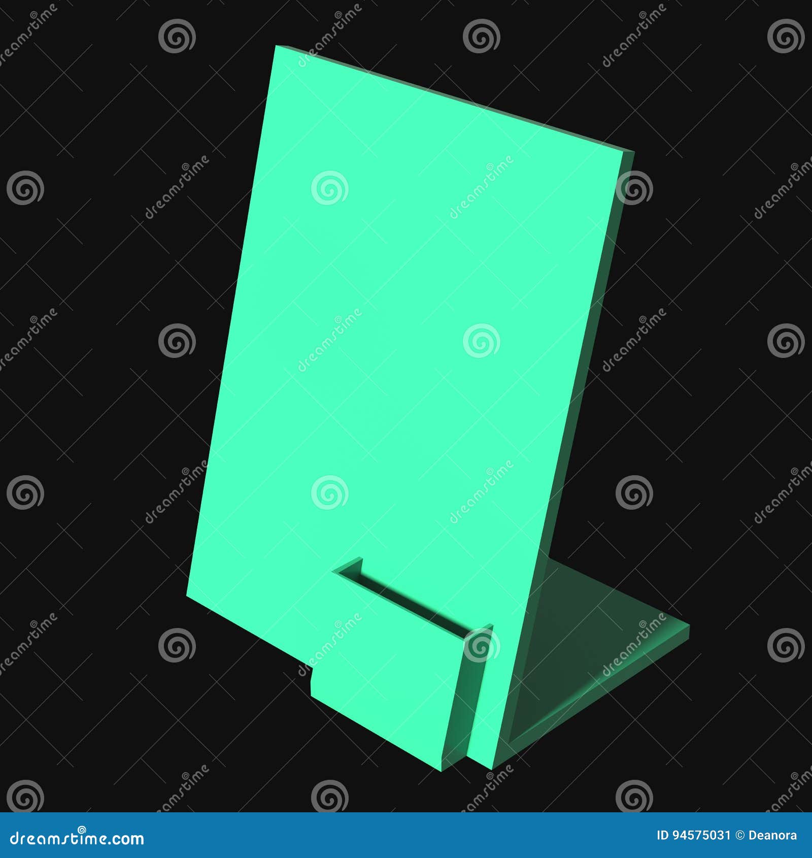 Sales Point Stand 3d Illustration Stock Illustration - Illustration of ...