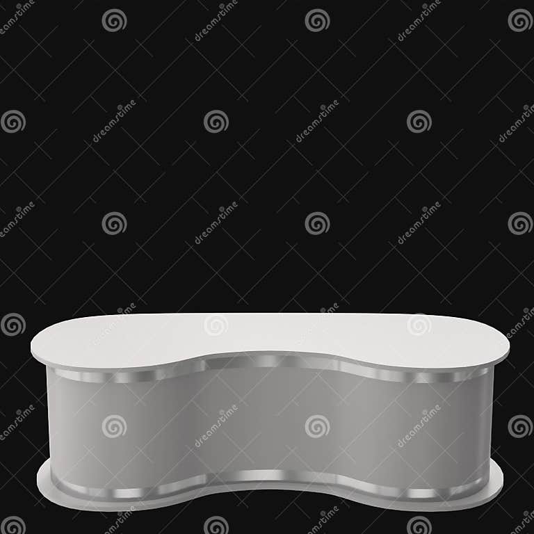 Sales Point Stand 3d Illustration Stock Illustration - Illustration of ...