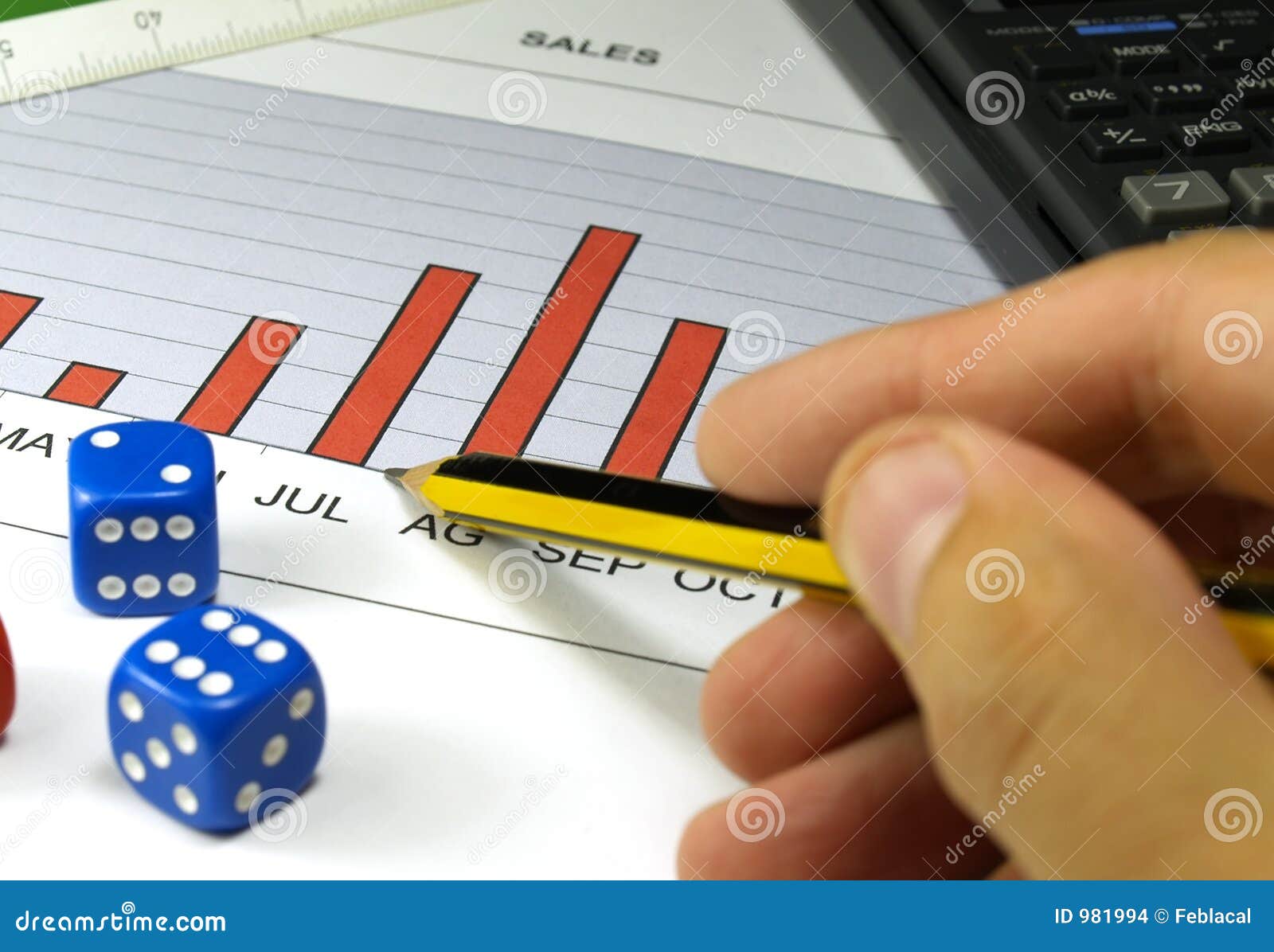 Sales prediction stock photo. Image of incomings, business - 981994