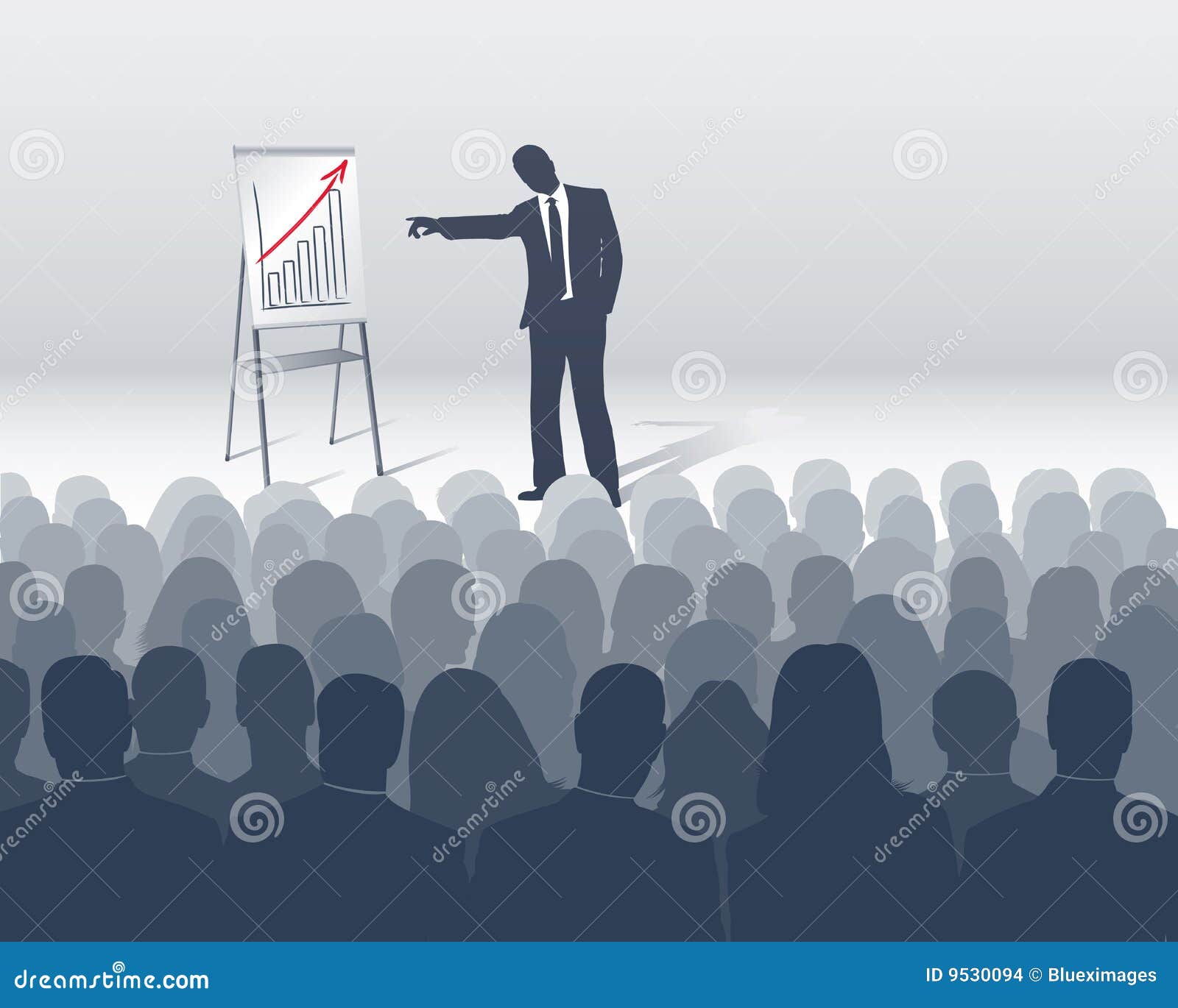 Sales presentation stock vector. Illustration of economy - 9530094