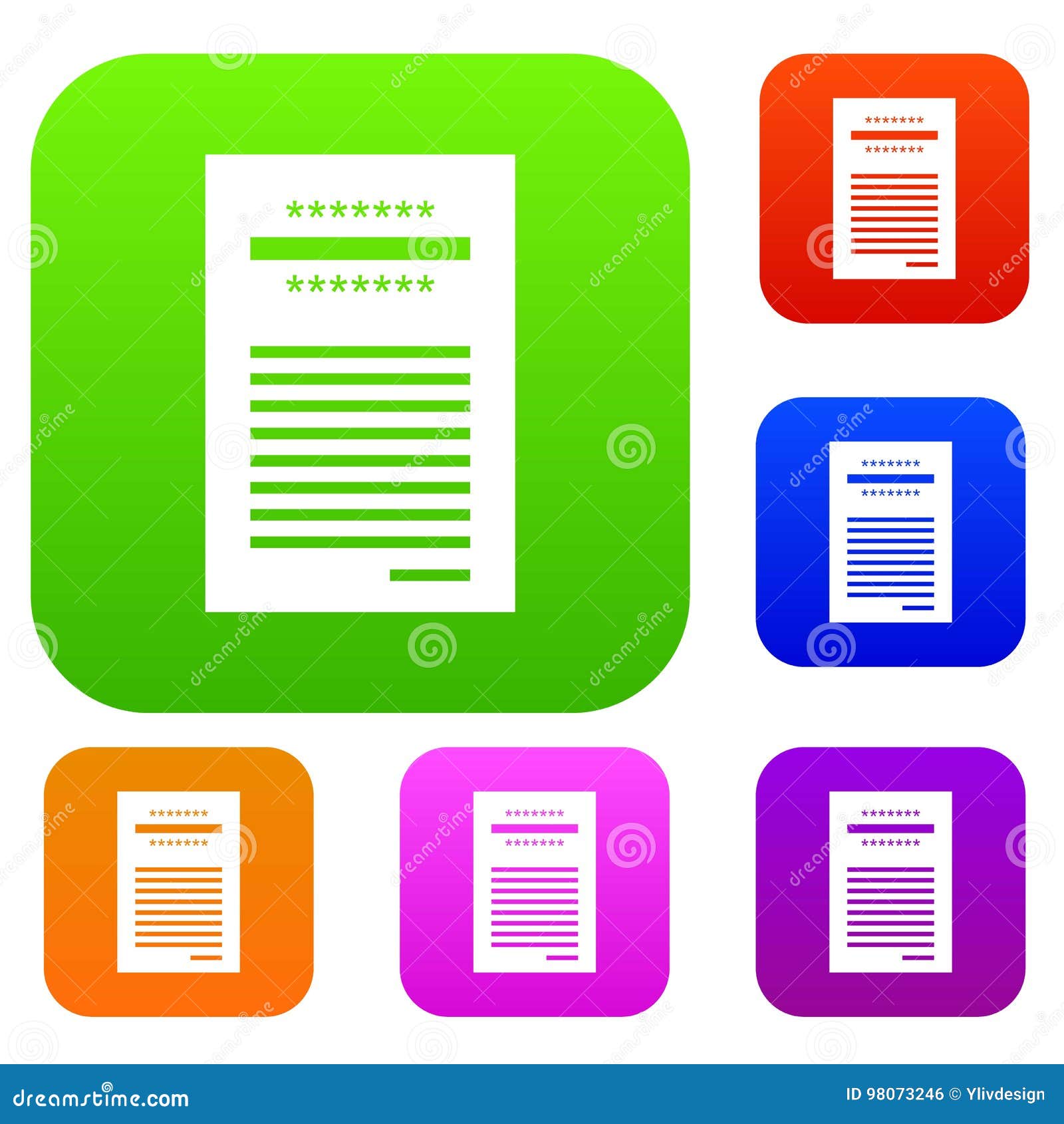 Sales Printed Receipt Icon, Simple Style Cartoon Vector | CartoonDealer ...