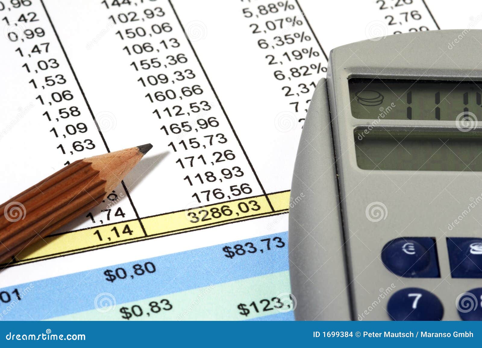 Sales Report stock photo. Image of business, glasses, market - 1699384