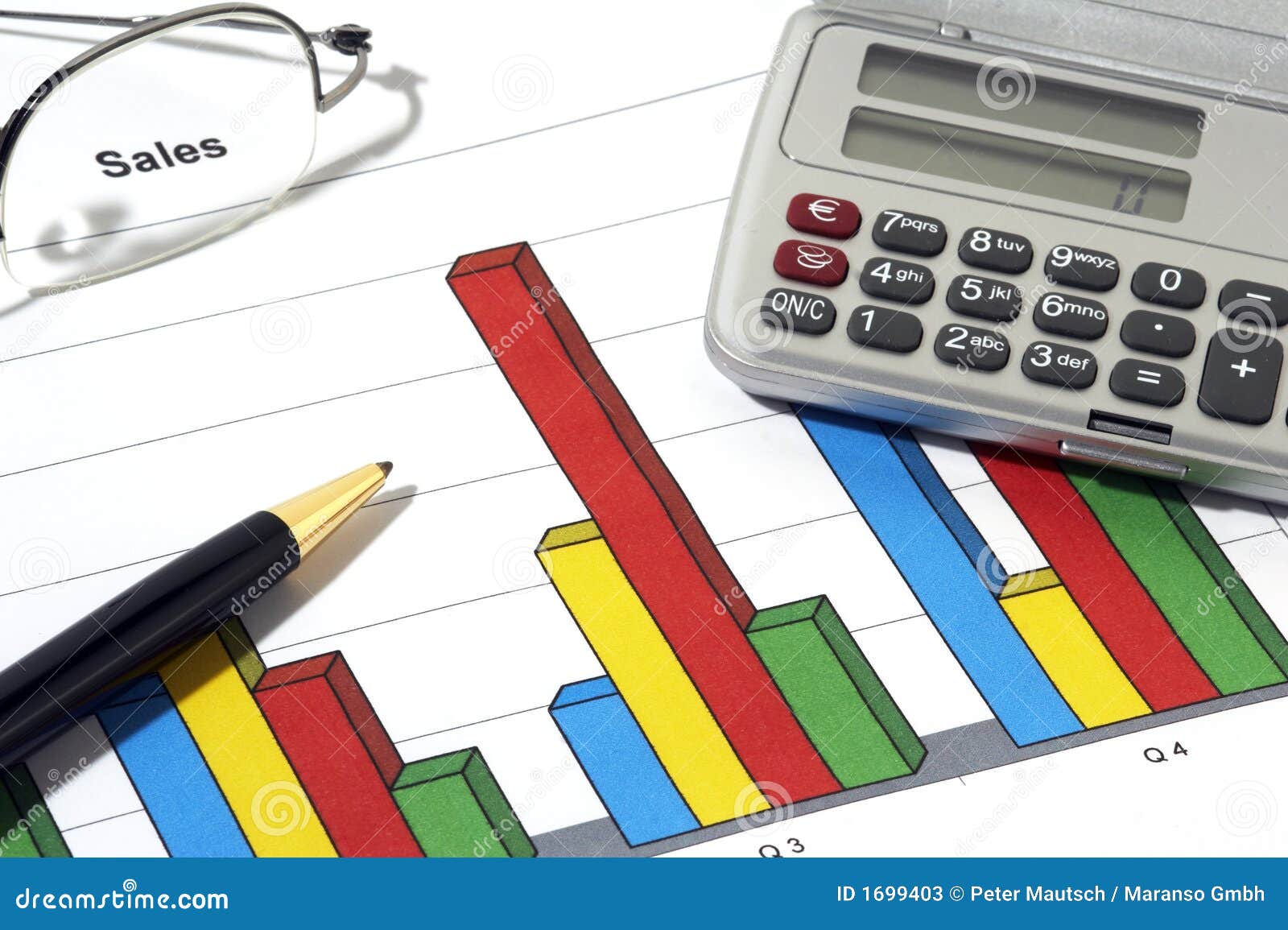 Sales Report stock image. Image of background, assessment - 1699403