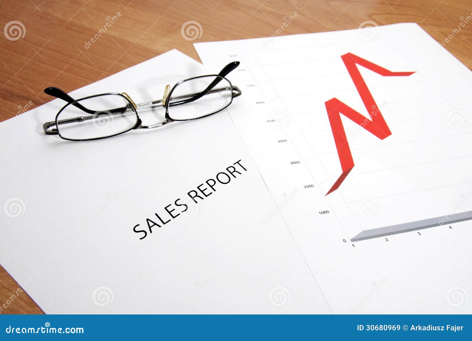 Sales report stock image. Image of success, positive - 30680969
