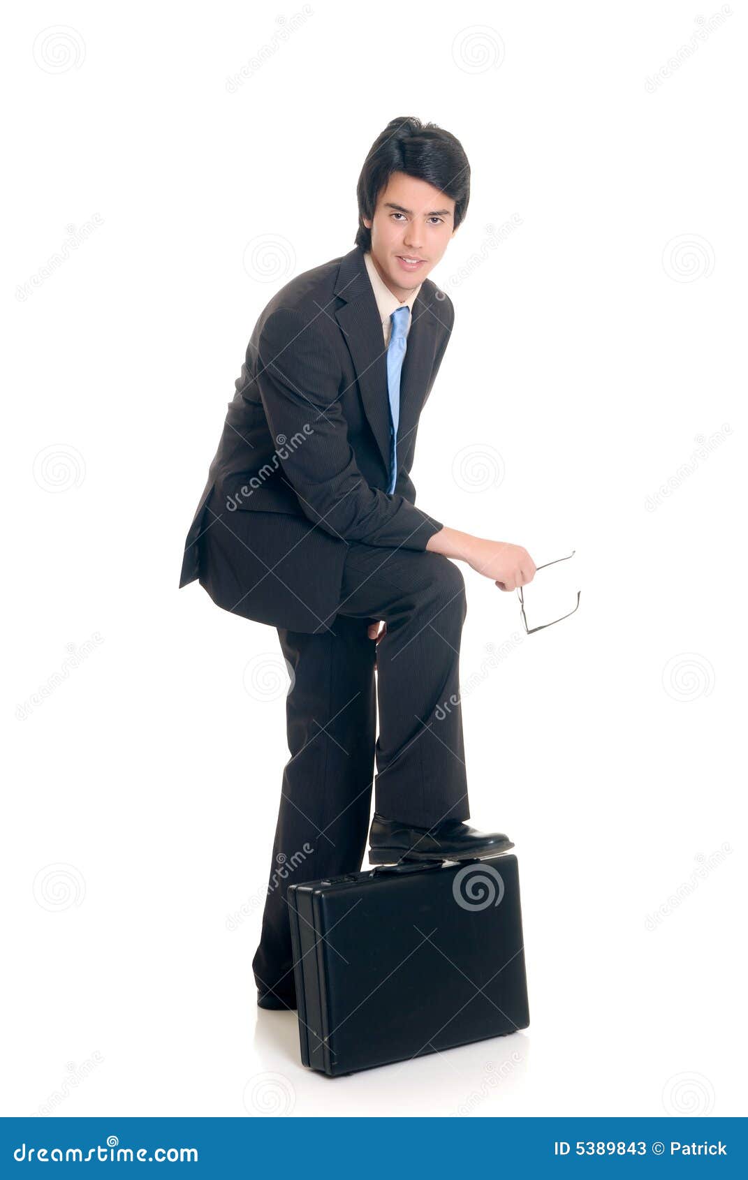 Sales representative stock image. Image of briefcase, spectacles - 5389843