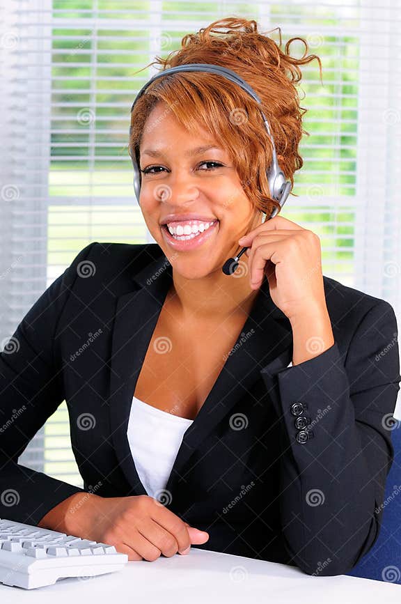 Sales Representative stock image. Image of customer, headset - 7031617