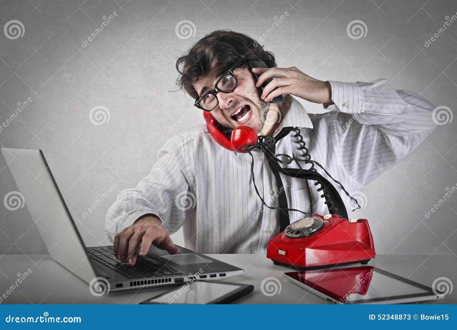 Sales representative stock image. Image of calls, confusion - 52348873