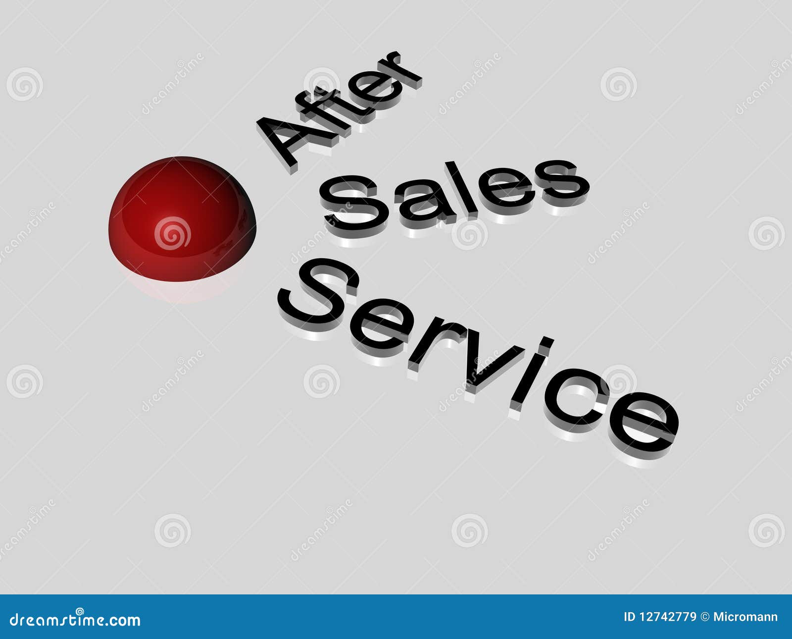 After Sales Service stock illustration. Illustration of marketing ...
