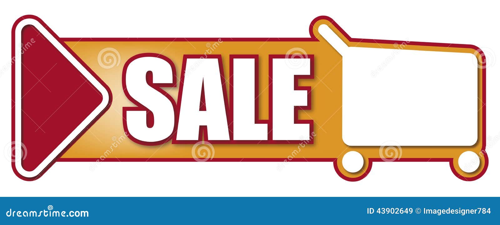 Sales sign for shopping stock illustration. Illustration of posts ...