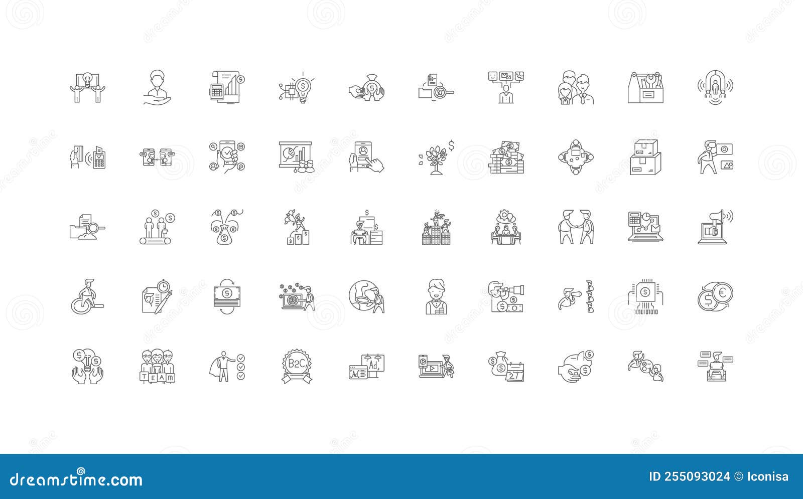 Sales System Line Icons Collection. Artisan, Charcuterie, Prosciutto ...