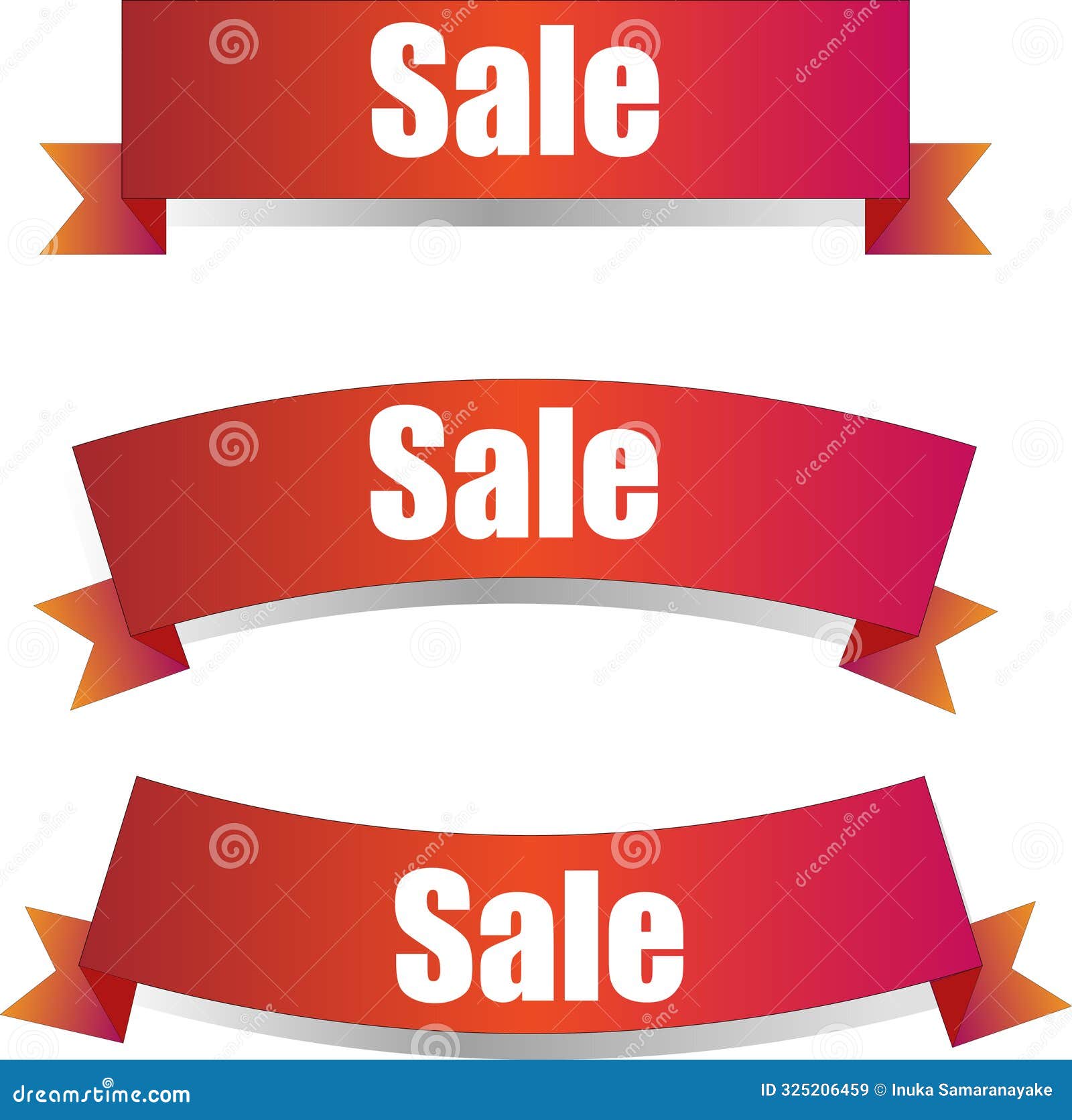 Vibrant Red Sale Banners for Unbeatable Promotions Stock Vector ...