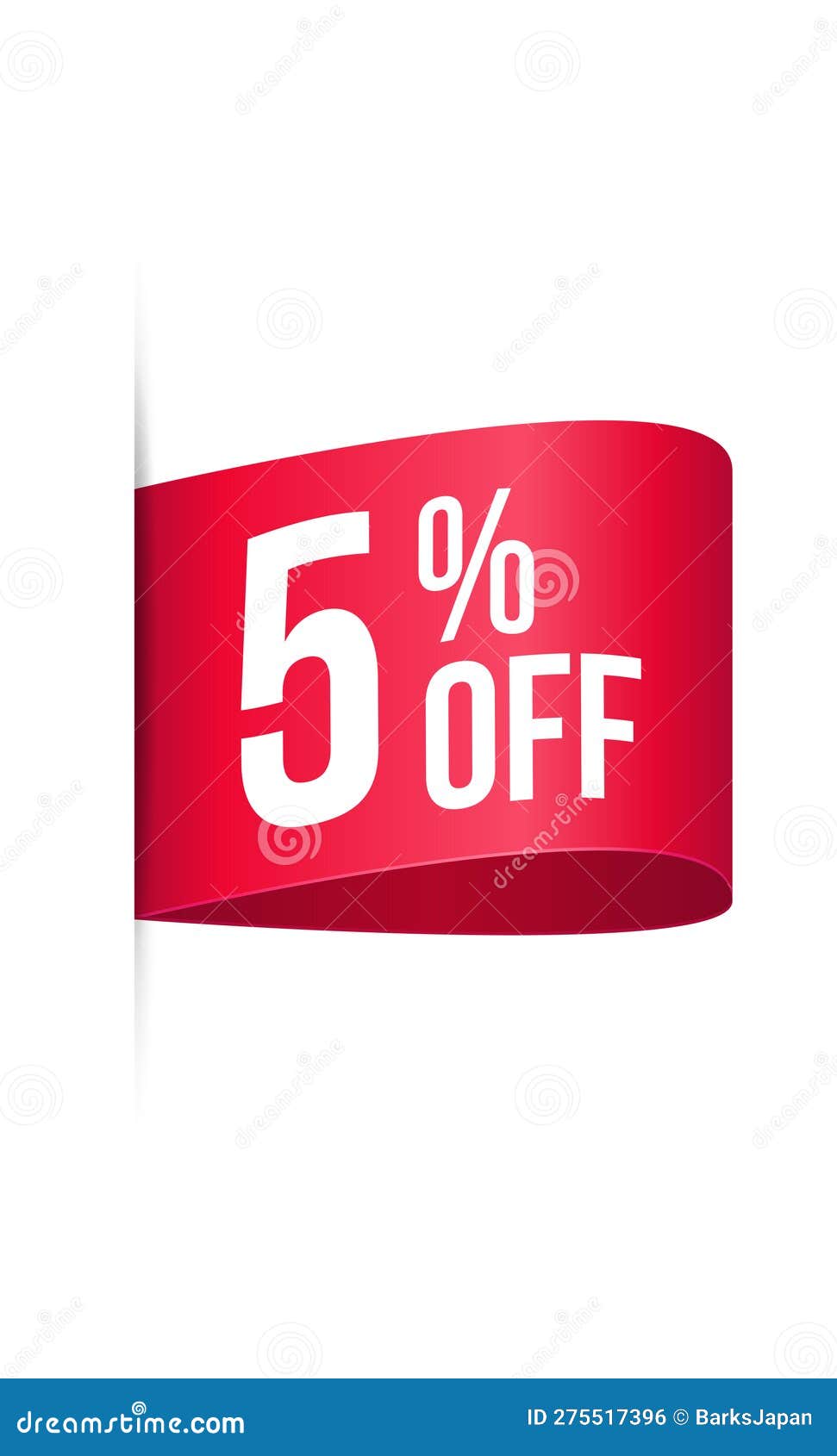 Sales Tag Label Vector Illustration ( 5 Percent Off Stock Vector ...