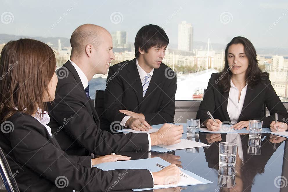 Sales talk stock image. Image of leader, motivation, middle - 12439783