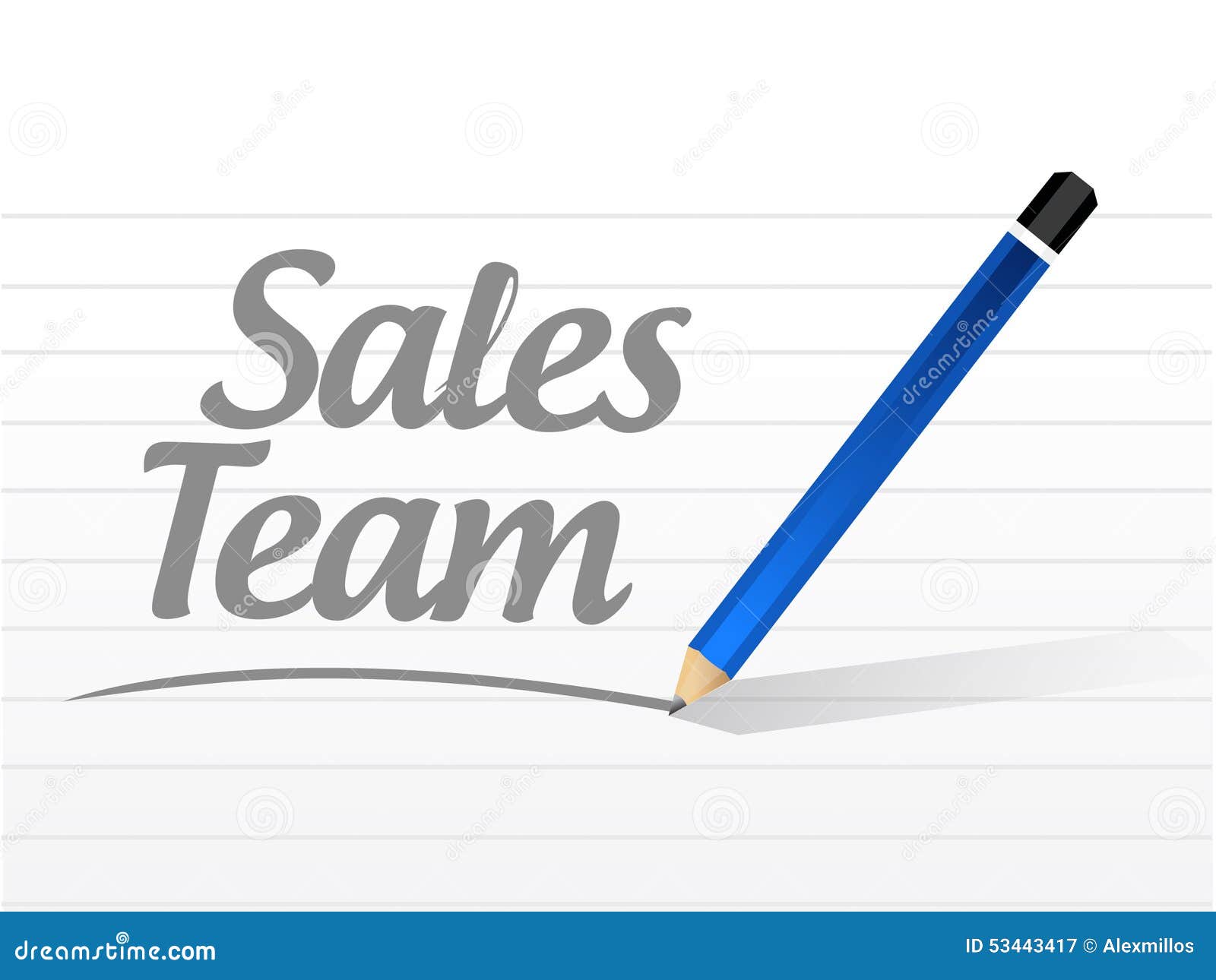Sales Team Message Sign Concept Stock Illustration - Illustration of ...
