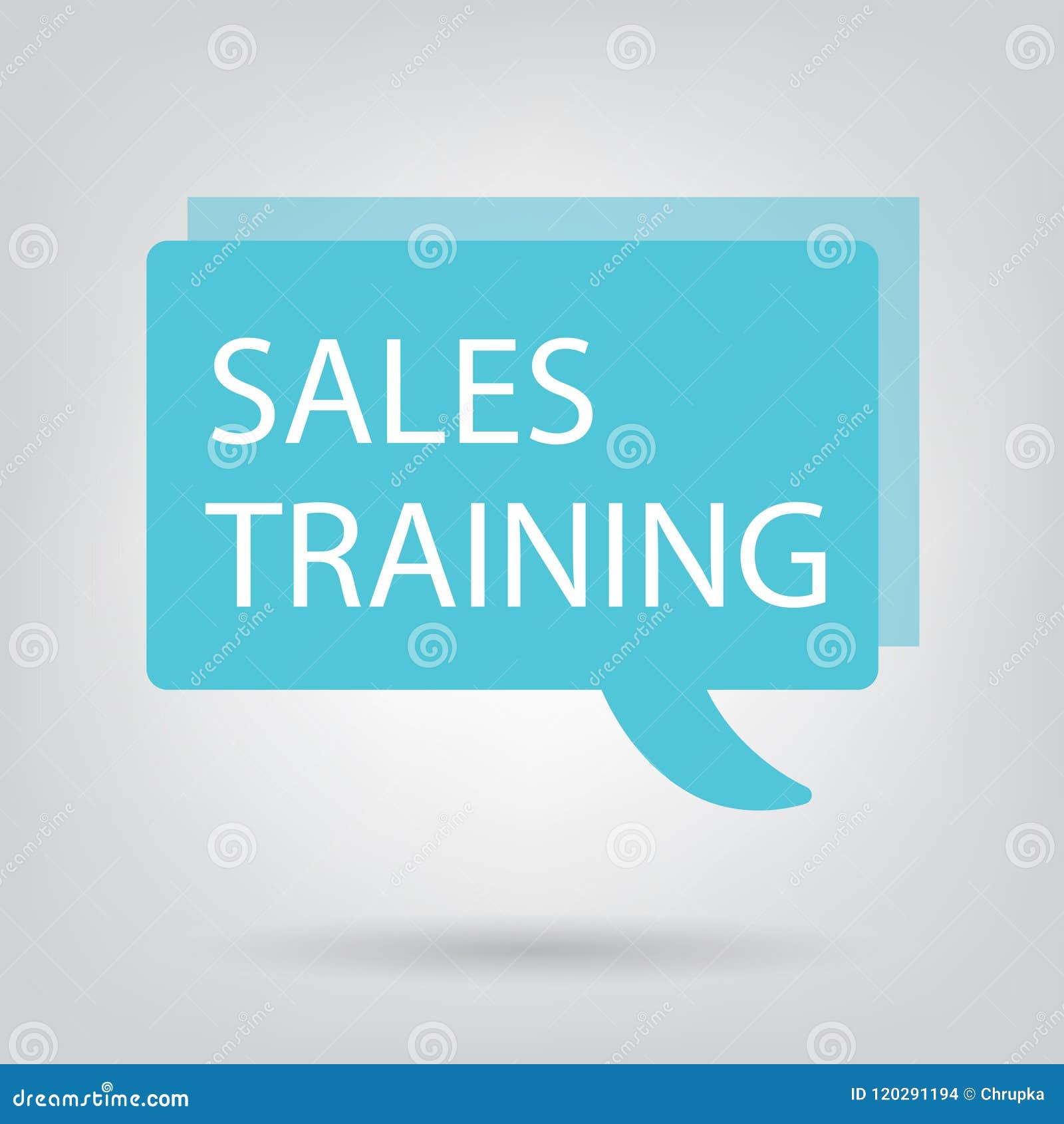 Sales Training Written on Speech Bubble Stock Vector - Illustration of ...