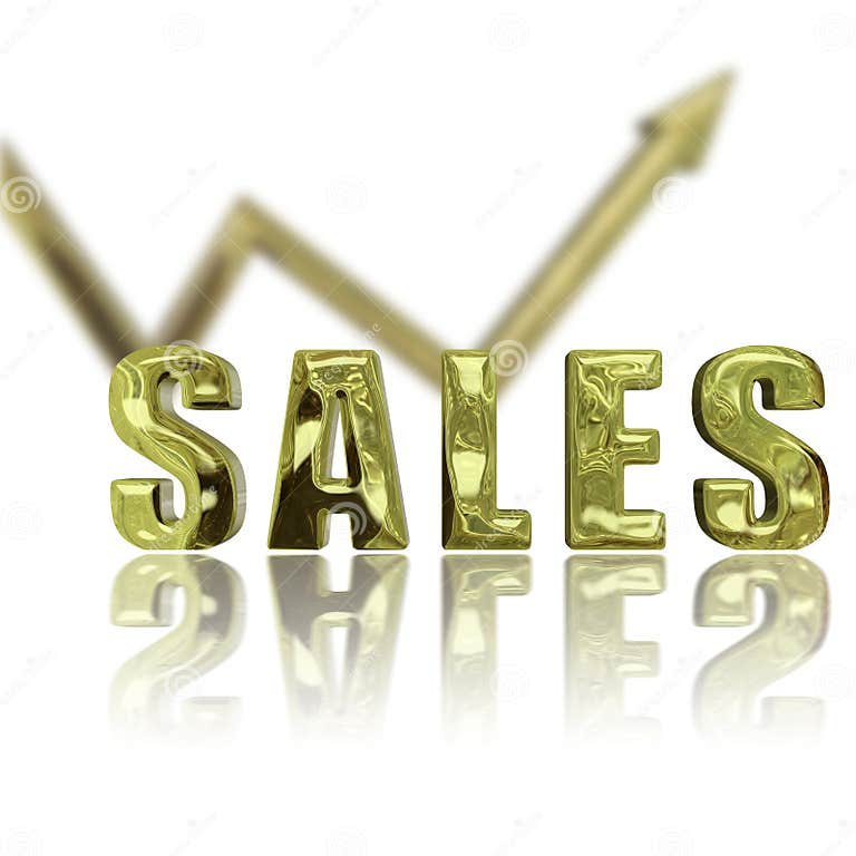 Sales Up & Up stock illustration. Illustration of arrow - 1051938