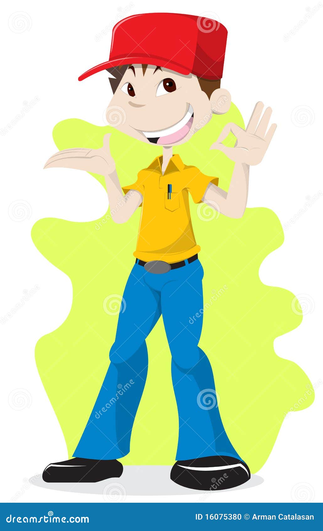 Salesman stock vector. Illustration of consumer, sale - 16075380