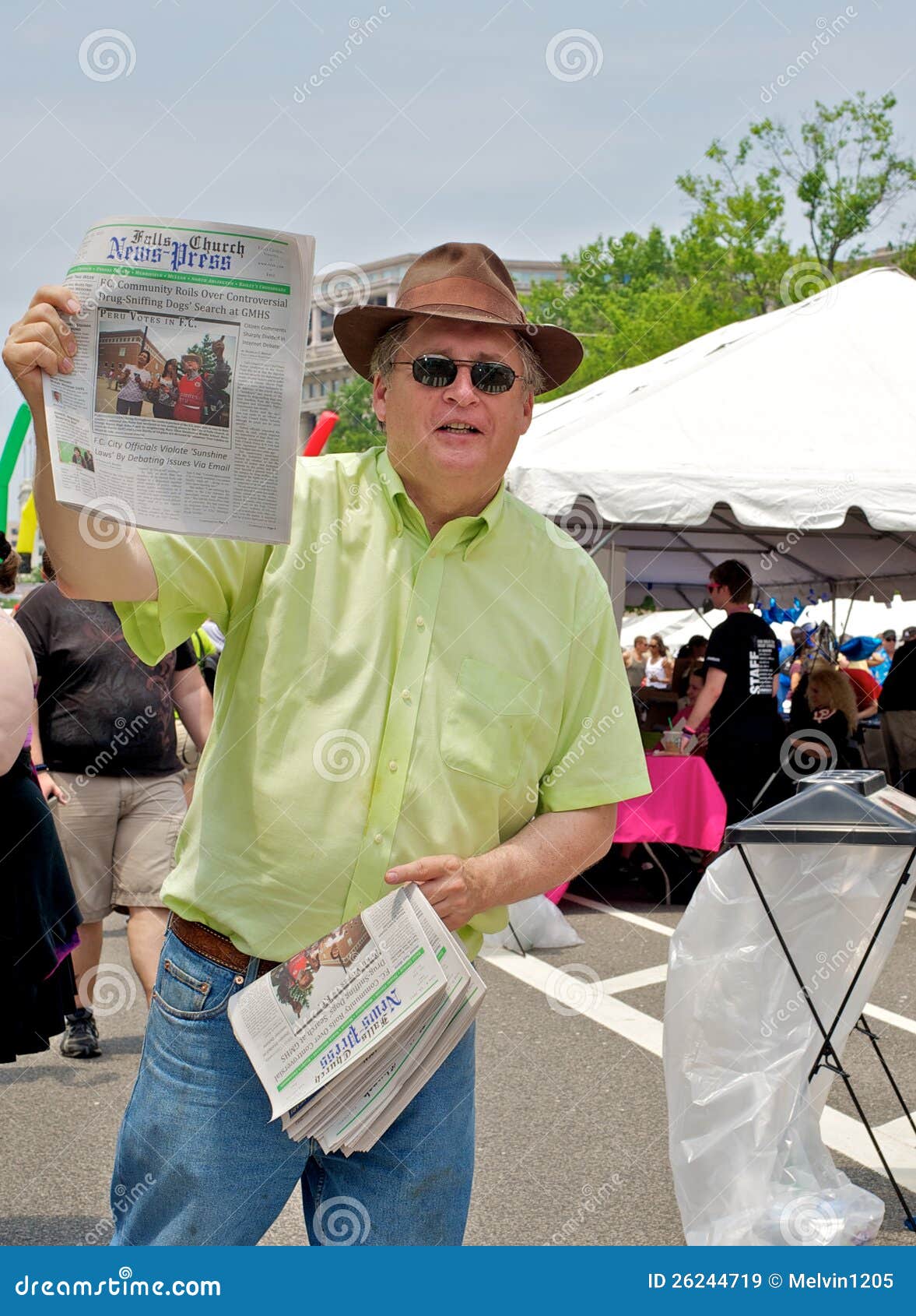 Salesman editorial stock image. Image of business, newspaper - 26244719