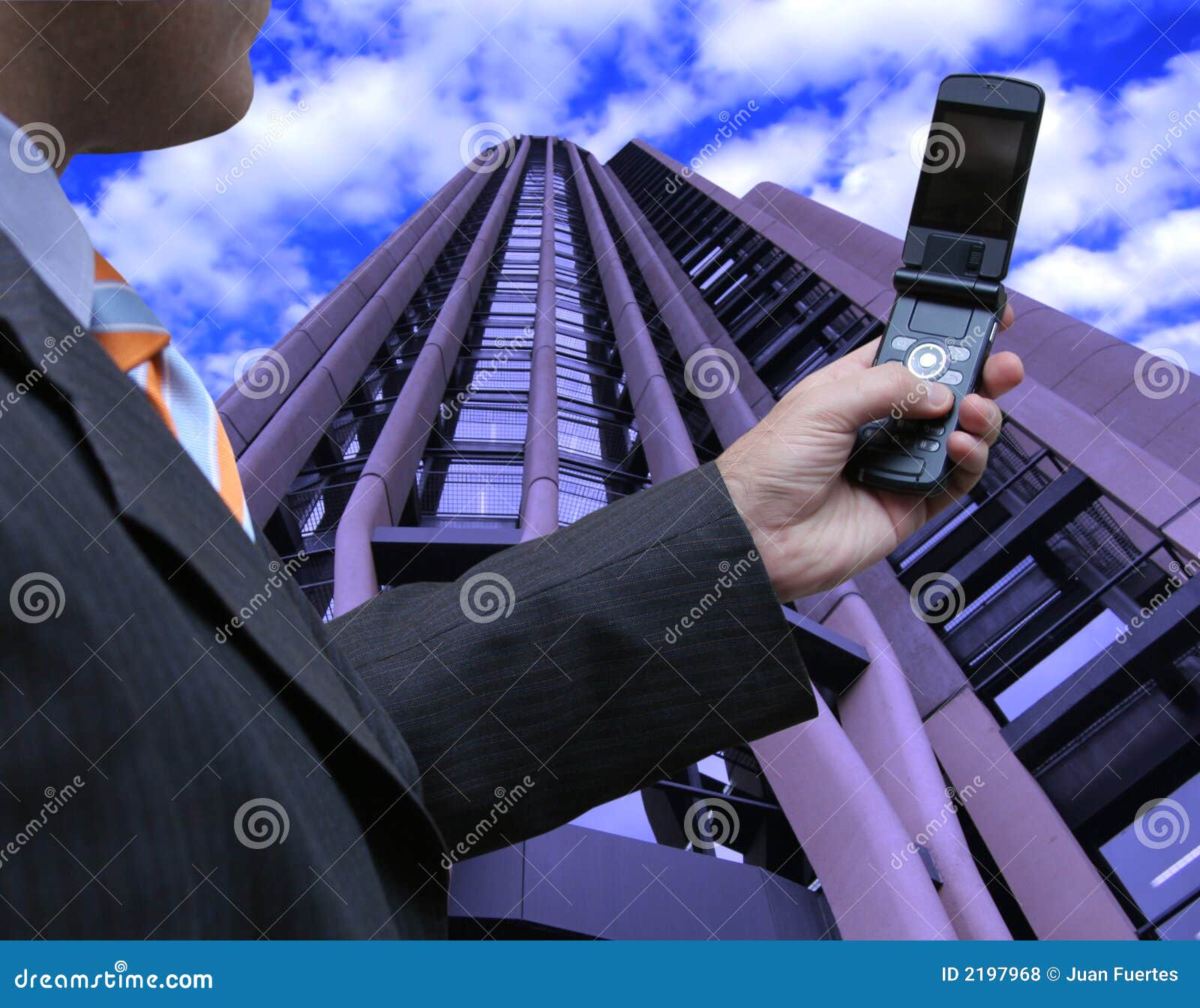 Salesman Checking the Phone Stock Photo - Image of messaging, smart ...