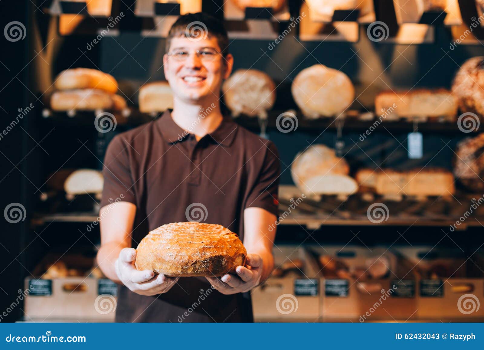 Salesman stock image. Image of traditional, bread, sale - 62432043