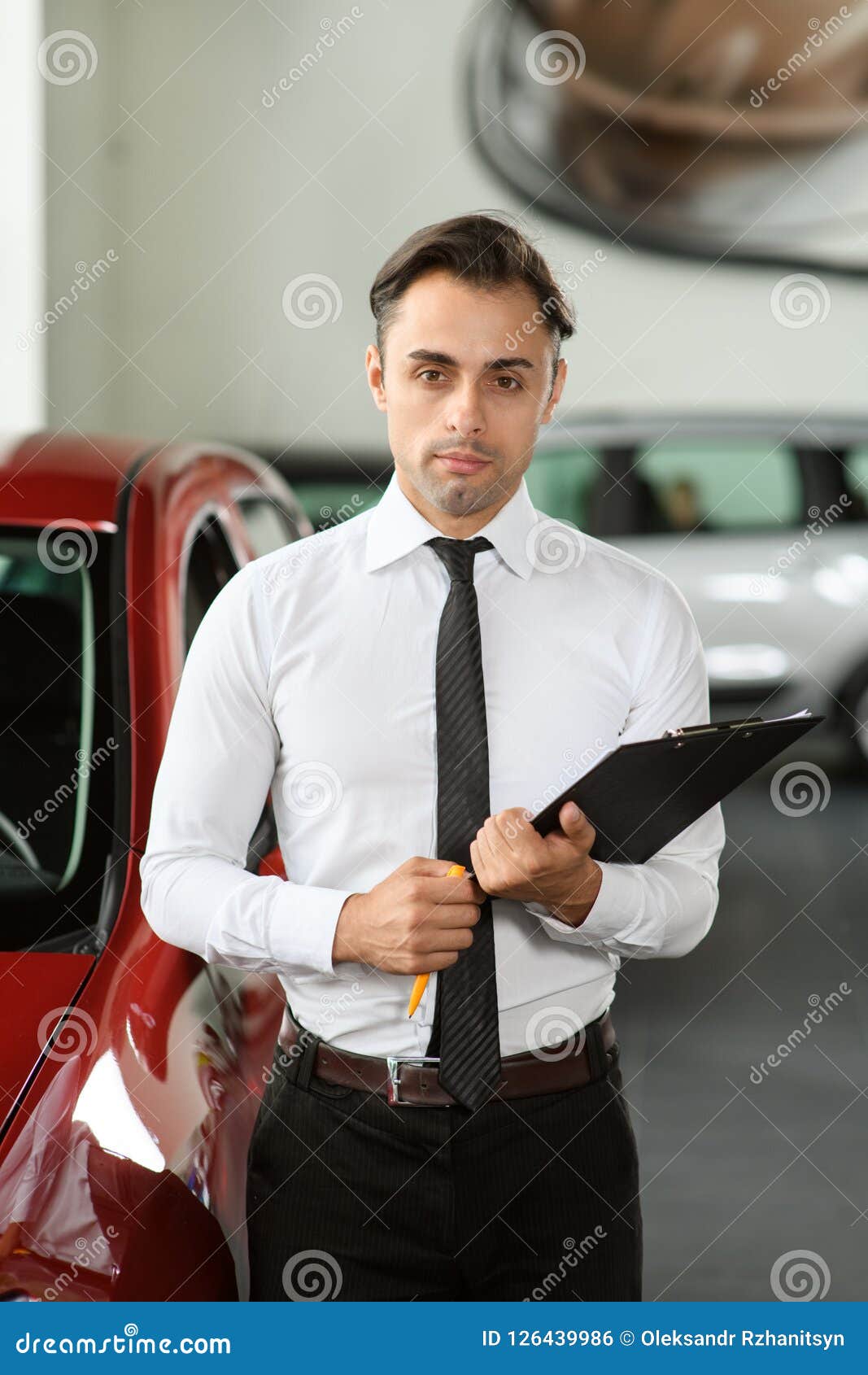 Salesman stay near car stock photo. Image of lovers - 126439986 Salesman stay near car stock photo. Image of lovers - 126439986
