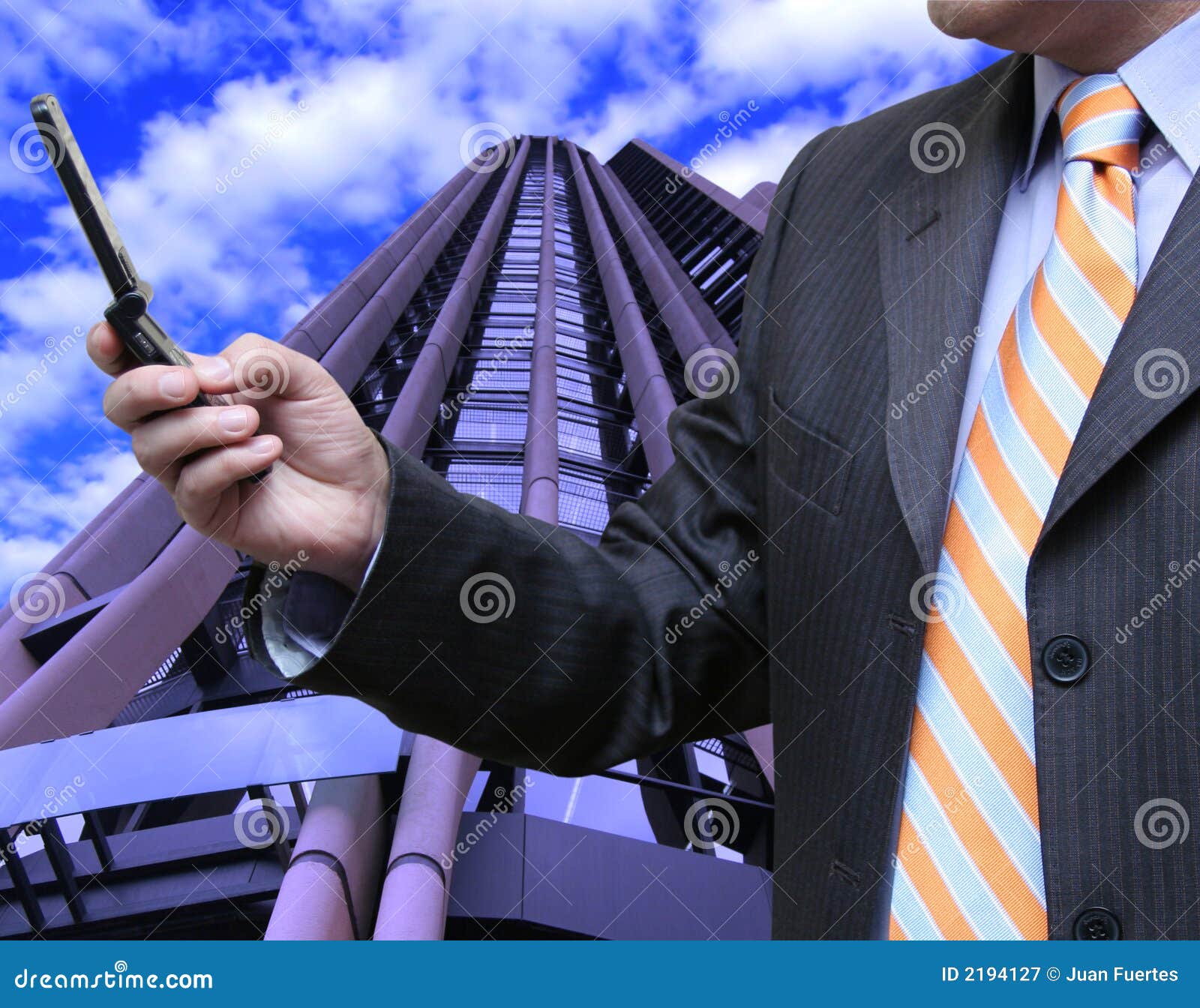 Salesman viewing the phone stock image. Image of people - 2194127
