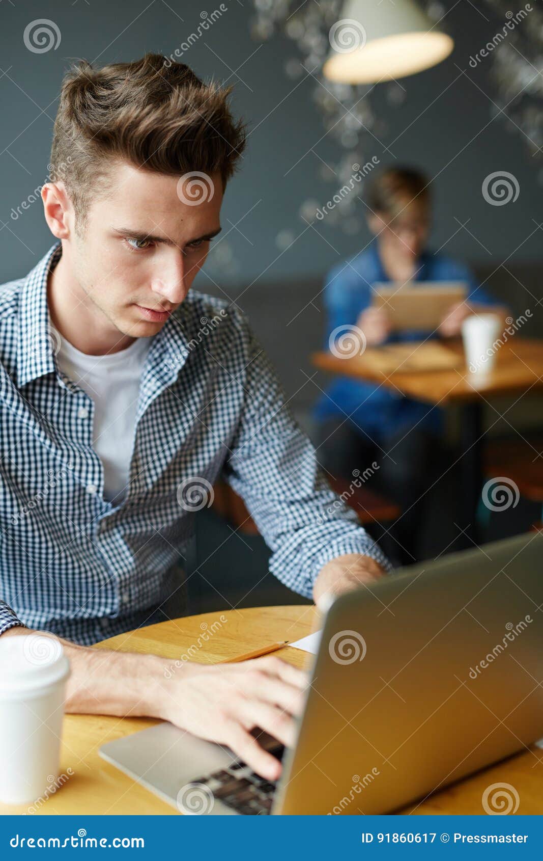 Salesman at work stock image. Image of planning, trader - 91860617