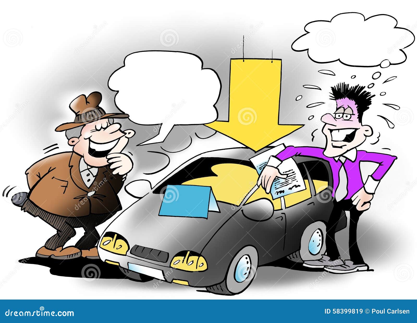 Horrible Salesperson Clipart