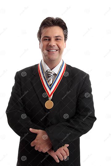 Salesman of the Year stock photo. Image of proud, achiever - 4605442