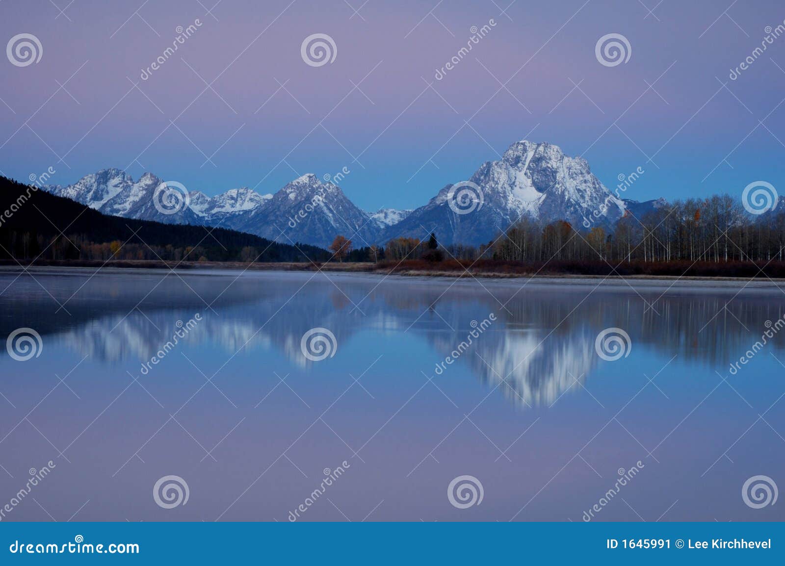 Salida Del Sol 1 De La Curva De Oxbow Imagen de archivo - Imagen de ...