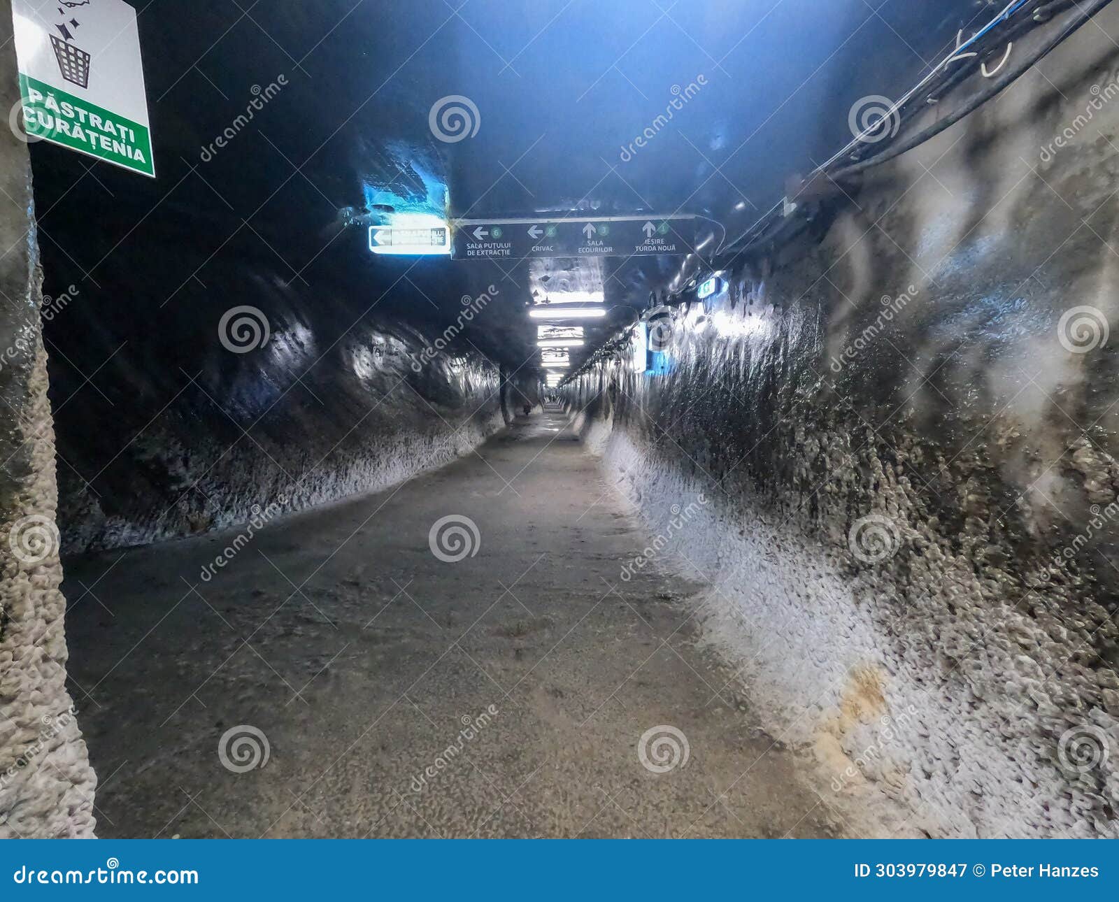 Salina Turda Salt Mine in Turda, Romania Stock Image - Image of ...
