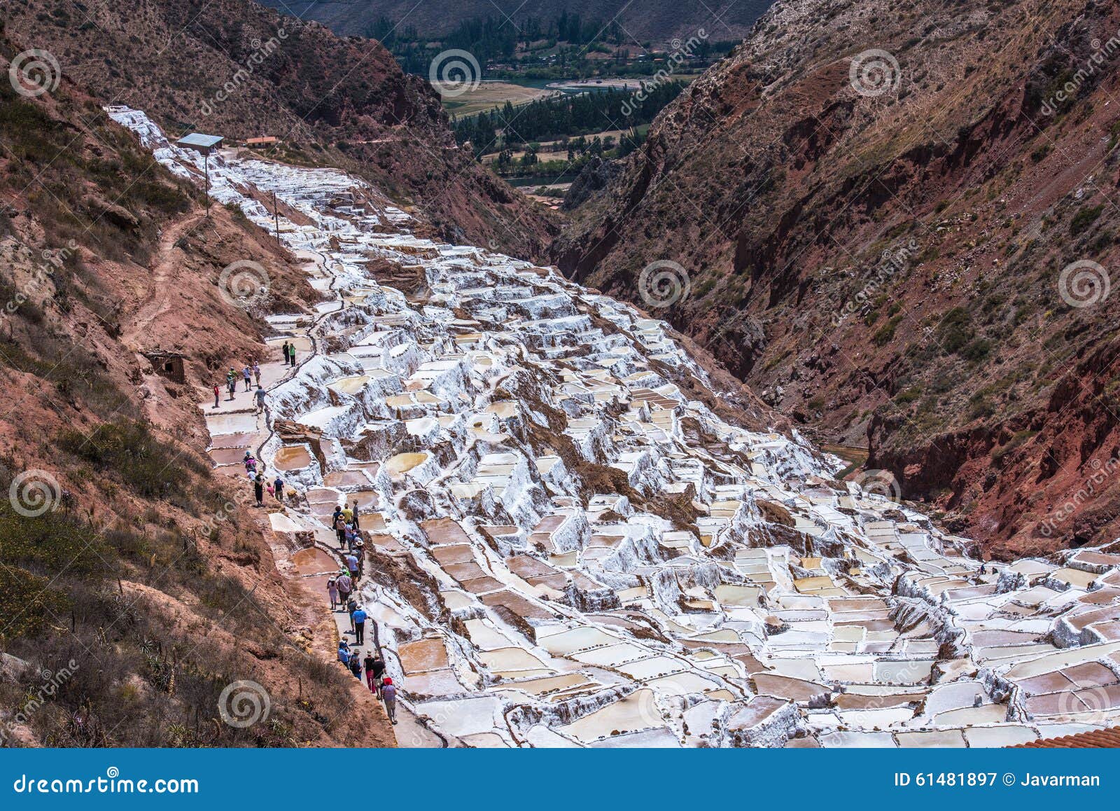 Salinas De Maras, Man-made Salt Mines Near Cusco, Peru Royalty-Free ...
