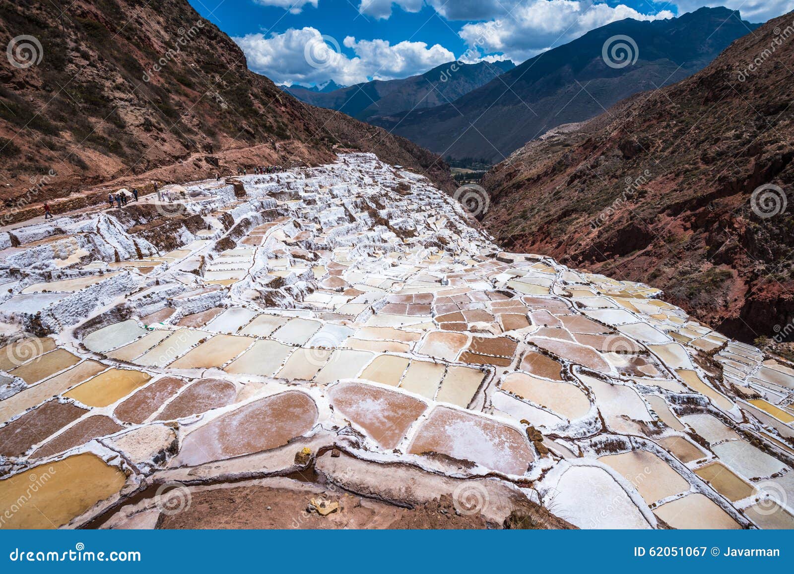 Salinas De Maras, Man-made Salt Mines Near Cusco, Peru Royalty-Free ...