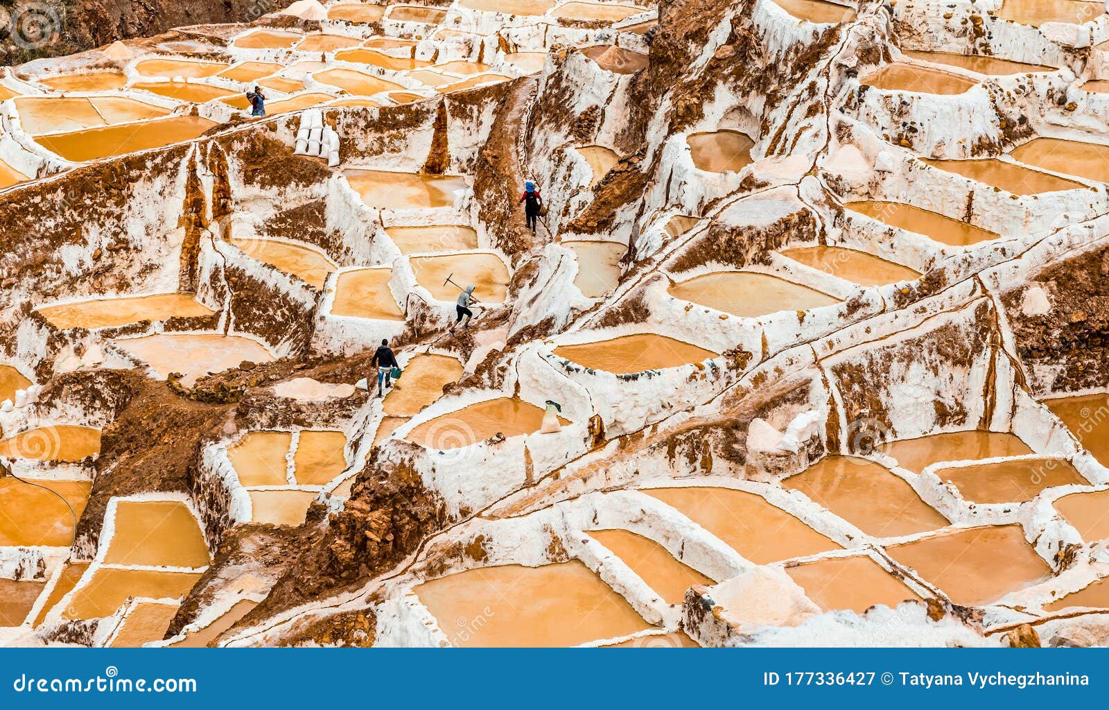 Salinas de Maras stock image. Image of culture, maras - 177336427