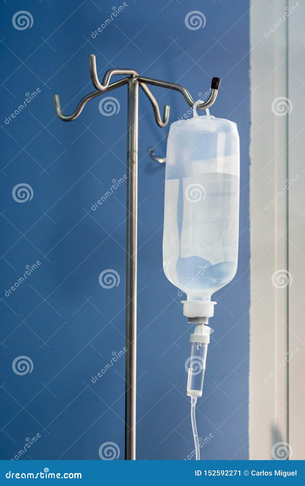 Saline drip support stock image. Image of emergency - 152592271
