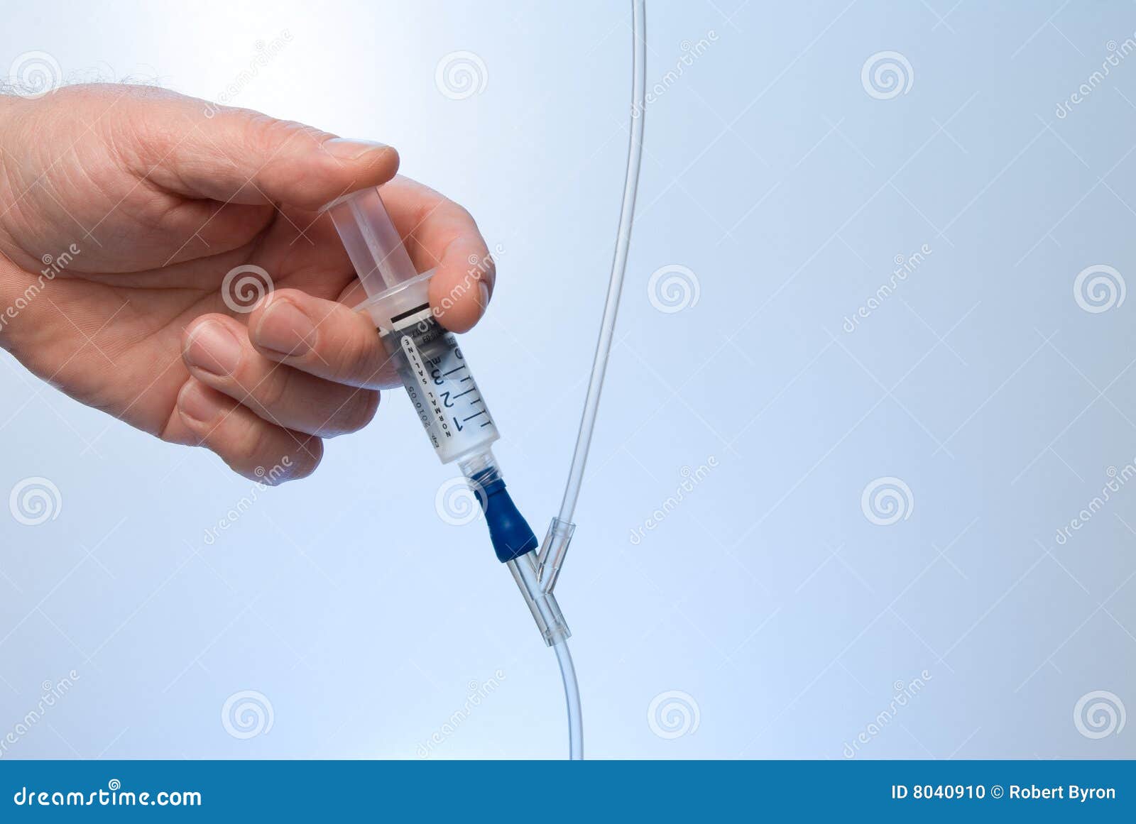 Saline Flush stock photo. Image of injection, medicine - 8040910