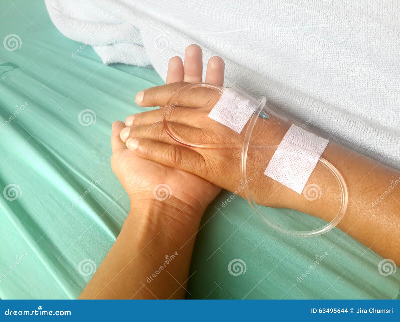 Saline injection stock photo. Image of healthy, infusion - 63495644