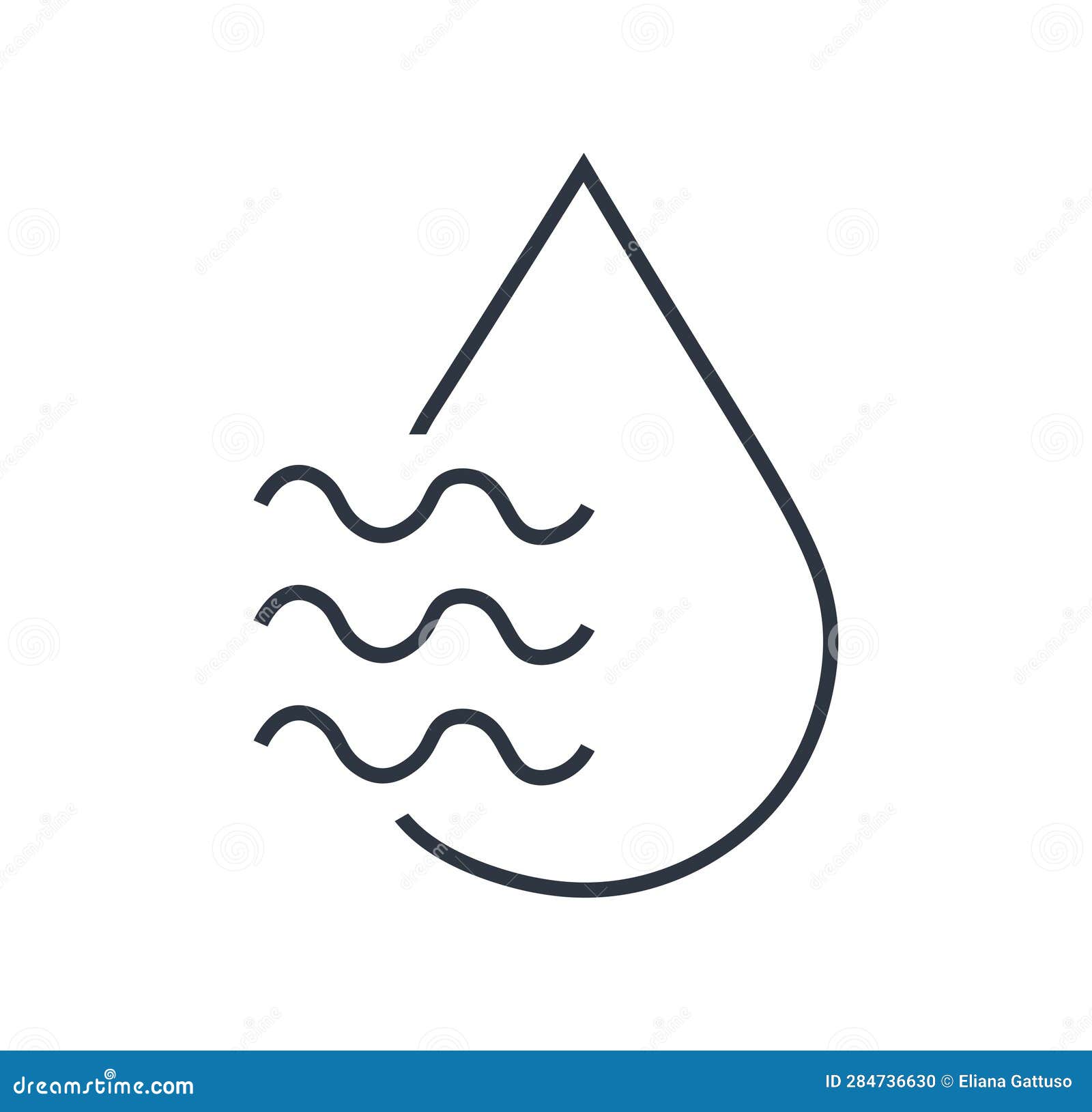 Saline Solution Symbol. Concept of Medical Devices Stock Vector ...