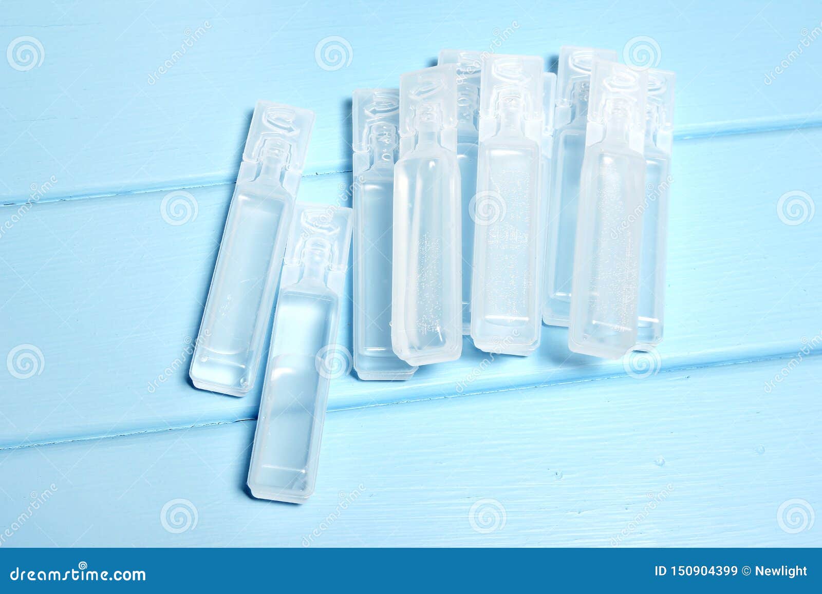 Vials of Saline Solution stock image. Image of containers - 150904399