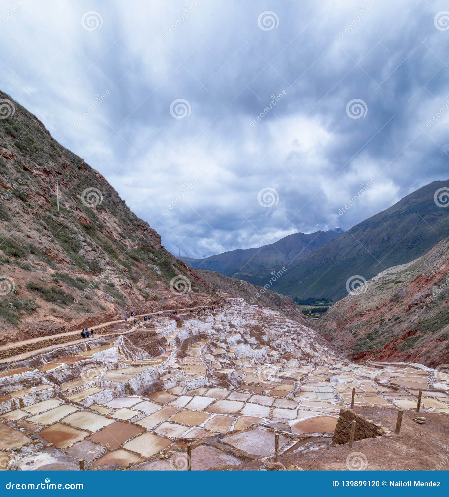 Salineras De Maras& X28;Salt Ponds of Maras in Peru Stock Photo - Image ...