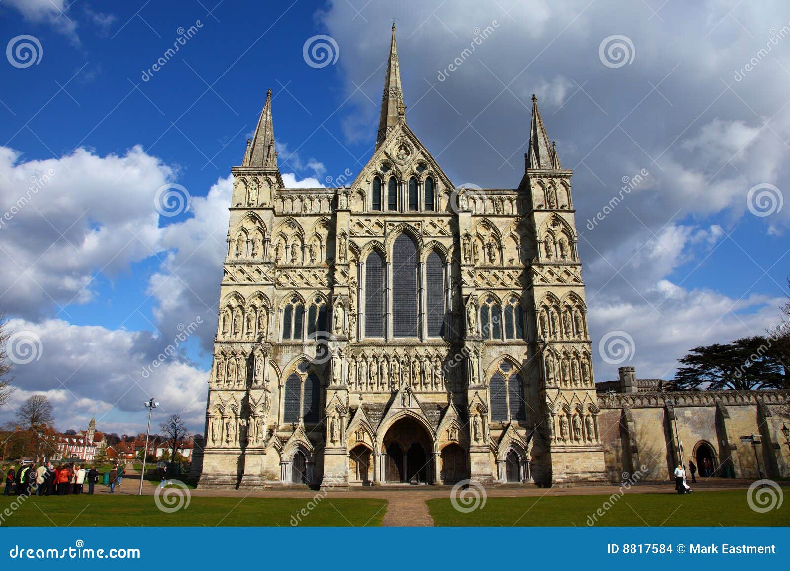 Salisbury Cathedral stock photo. Image of architecture - 8817584