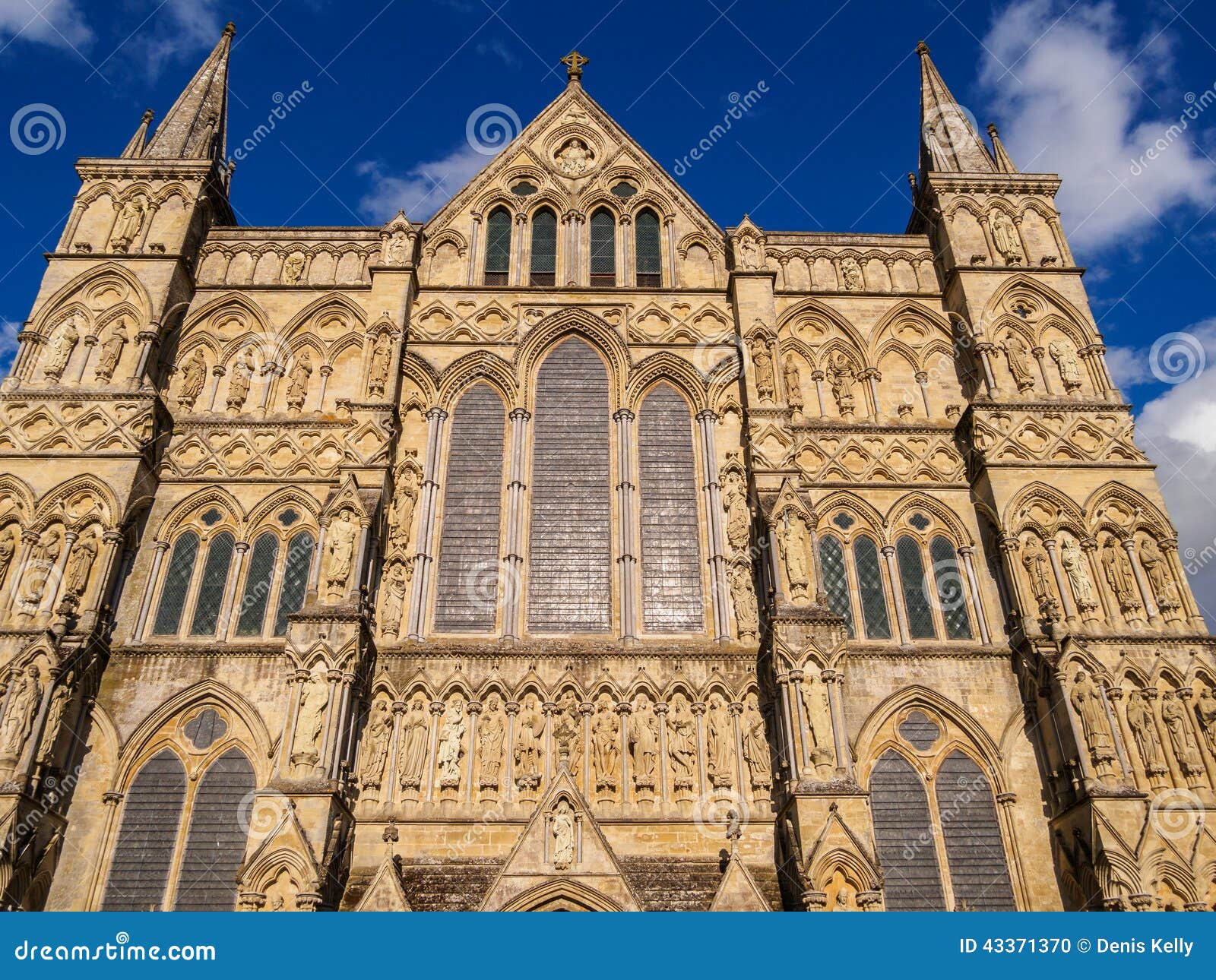 Salisbury Cathedral stock photo. Image of west, church - 43371370