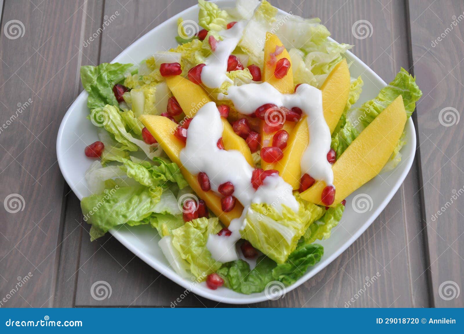 Sallad arkivfoto. Bild av matställe, gjort, lunch, matning - 29018720