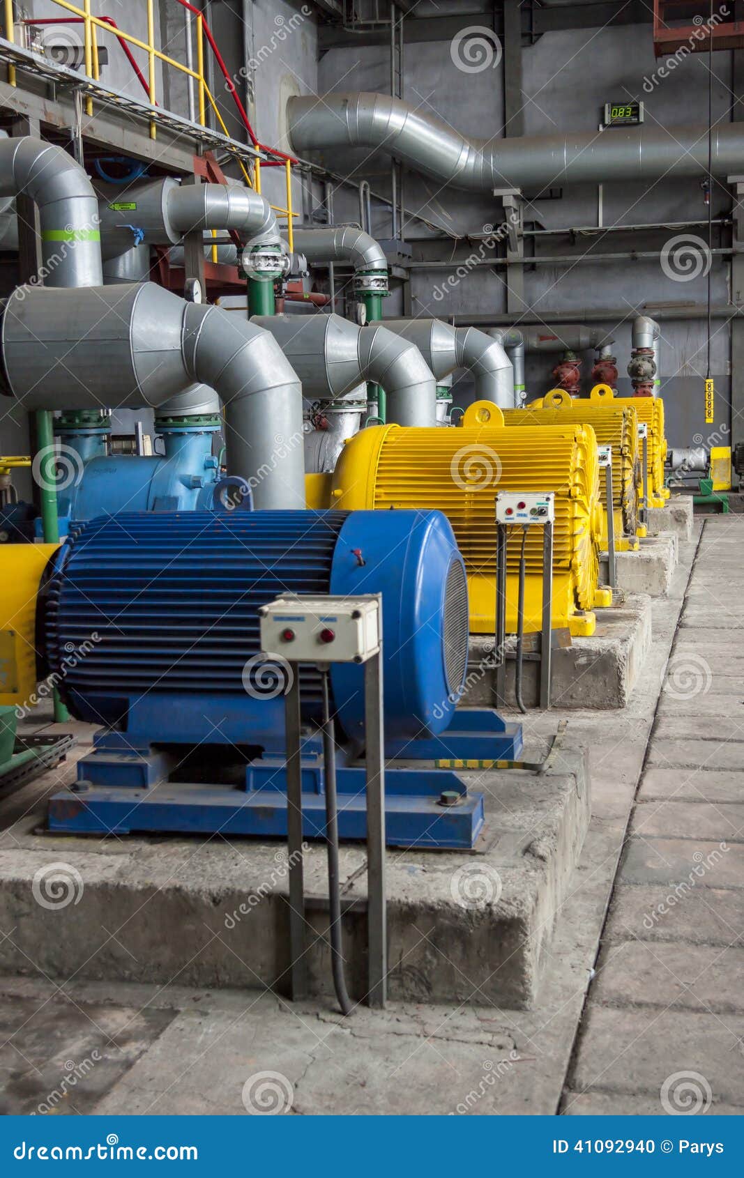 Salle des machines photo stock. Image du distribution - 41092940
